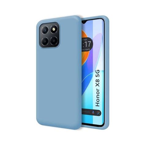 Funda Silicona Líquida Ultra Suave Huawei Honor X8 5g Color Azul con