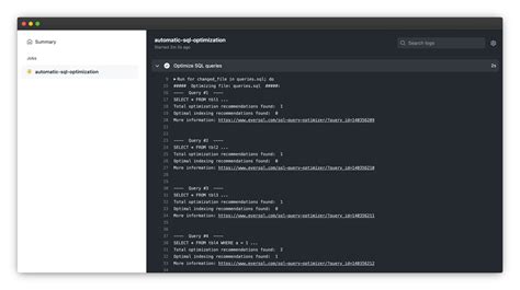 EverSQL And GitHub CI CD Automatic SQL Optimization EverSQL