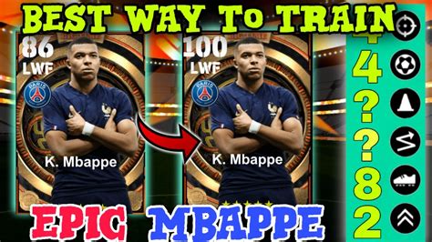 100 Rated Mbappe Max Training Tutorial In Efootball 22 Pes Unicorn