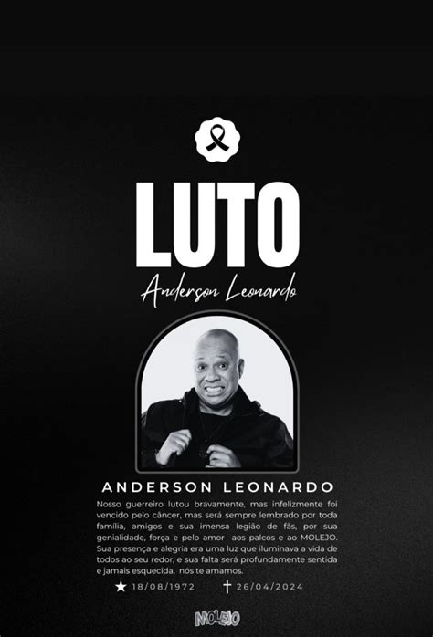 Morre Anderson Leonardo Do Molejo Aos 51 Anos