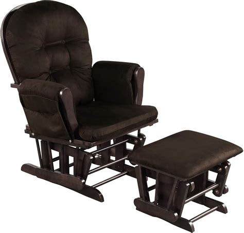 Costzon Nursery Glider With Ottoman Upholstered Comfort Glider Rocker