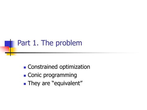 ppt interior point methods and semidefinite programming powerpoint presentation id 4850257