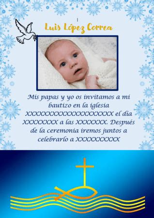 Invitaciones Para Bautizo Gratis Para Imprimir Casa