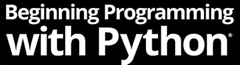 beginning programming with python for dummies