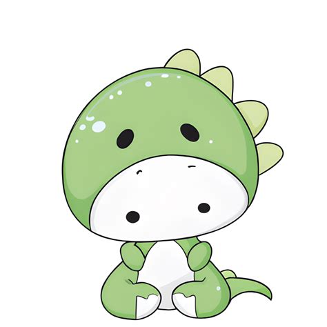 Kawaii Chibi Dinosaurier Grafik Creative Fabrica