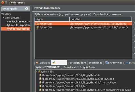 python how to have django admin recognized in eclipse liclipse stack overflow