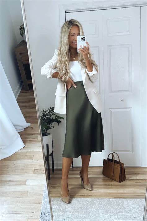 Gwyneth Slip Skirt Curated On LTK In 2024 Stylish Work Outfits