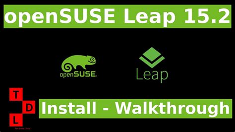 Opensuse Leap 15 2 Install Walkthrough YouTube