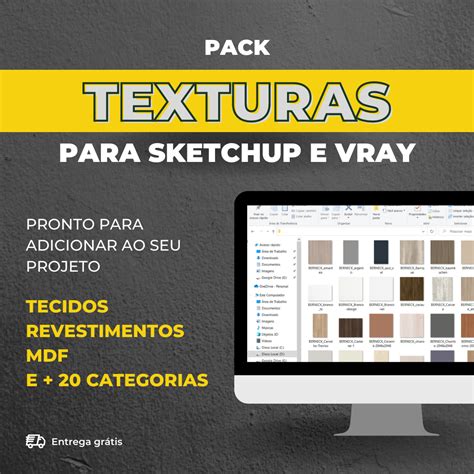 Pacote De Texturas Para Sketchup E Vray