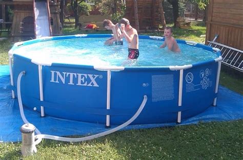 Basen Ogrodowy Intex Metal Frame 366 X 76 Cm 28210 Ogrodosfera Pl
