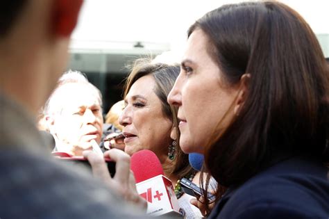 Entrevista a la senadora Xóchitl Gálvez Ruiz durante la sesión