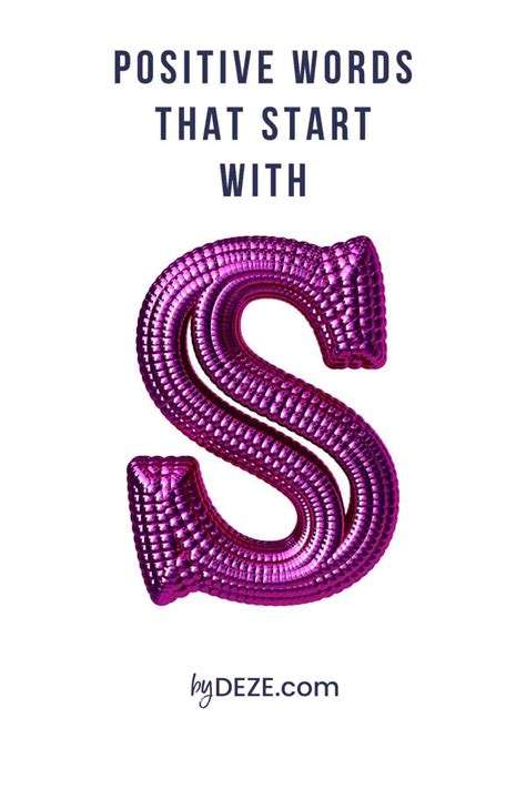 636 Positive Words That Start With S ByDeze