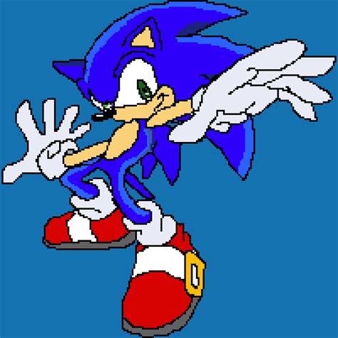 Pixilart Sonic The Hedgehog By Pokesonic1991