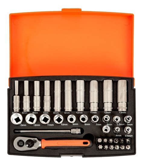 Juego Bahco Tubo Bocallave Largo Corto Torx Allen 1 4 37pz