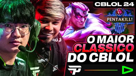CLASSICO PAIN X LOUD E PENTAKILL NO CBLOL ILHA DAS LENDAS CBLOL