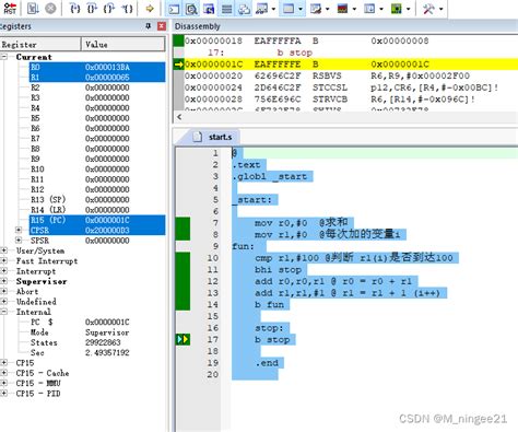 20221123 arm 汇编 求1~100内的和 用arm汇编语言实现1加到100 csdn博客