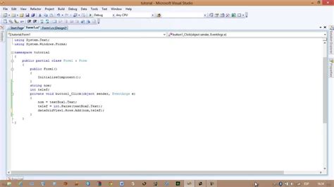 c datagridview tutorial youtube