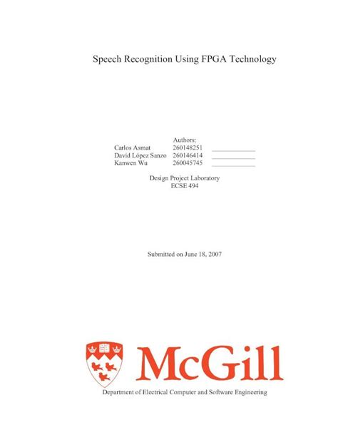 pdf speech recognition using fpga technology
