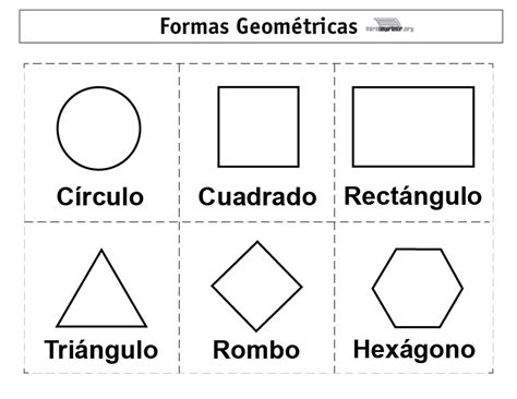 Figuras Geometricas Para Imprimir Y Recortar
