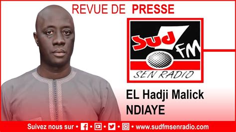 REVUE DE PRESSE DU 13 JANVIER 2024 EL HADJI MALICK NDIAYE YouTube