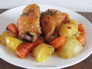 Cantinho Passatempo Frango Legumes Ao Forno