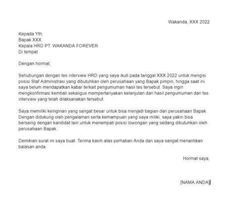 Cara Menanyakan Kelanjutan Wawancara Panduan Langkah Demi Langkah