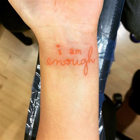 101 Amazing I Am Enough Tattoo Designs You Need To See Outsons Men