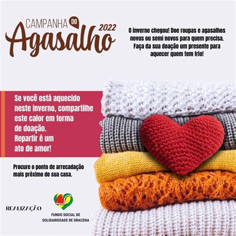 Fundo Social de Solidariedade lança Campanha do Agasalho 2022 Jornal
