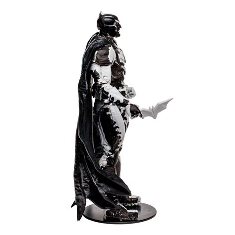 DC Page Punchers Batman Line Art Variant 7 Figure B W McFarlane Toys