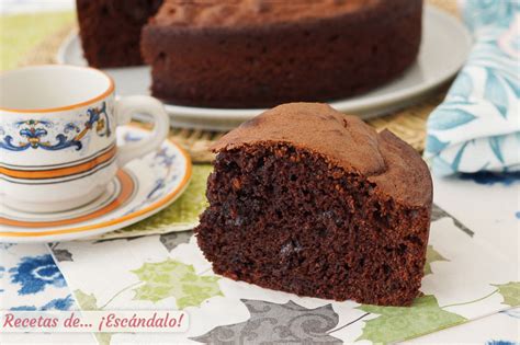 Bizcocho de chocolate con Thermomix el más fácil y rico Recetas de