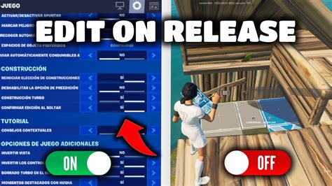 EDICION AL SOLTAR O EDICION AL CONFIRMAR En FORTNITE YouTube
