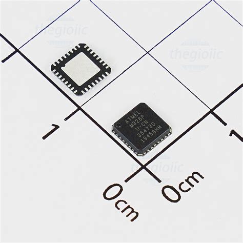 Atmega P Mu Avr Microcontroller Ic Bit Mhz Kb Flash Qfn