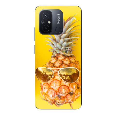 PINEAPPLE Glossy Custom Silicone case Θήκη για Xiaomi Redmi 12C