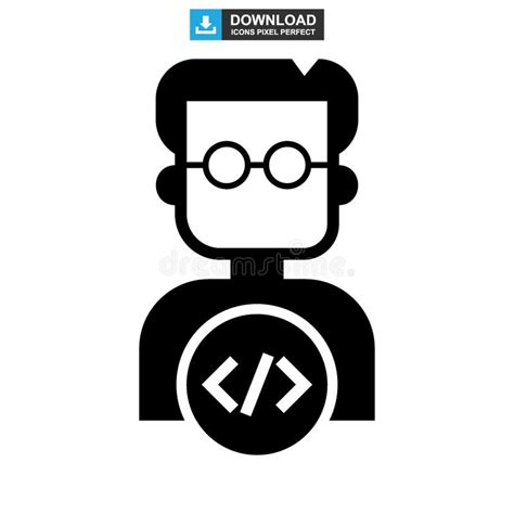 Programmer Icon Or Logo Isolated Sign Symbol Vector Illustration Stock