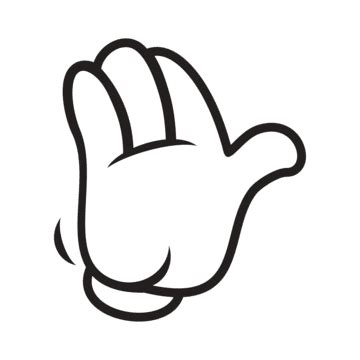 Hand Showing Five Fingers Icon Flat Style PNG Images Arm Human
