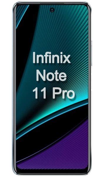 Infinix Note 11 Pro Características y especificaciones