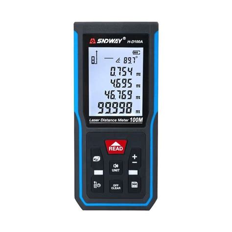 Medidor De Distancia Laser 100m Con Nivel Digital H D100a Sndway