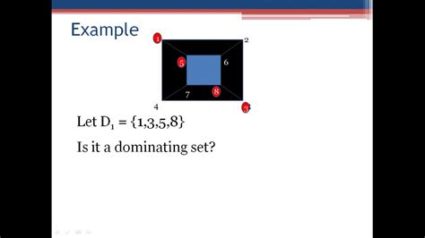 dominating set and domination number in graph theory youtube