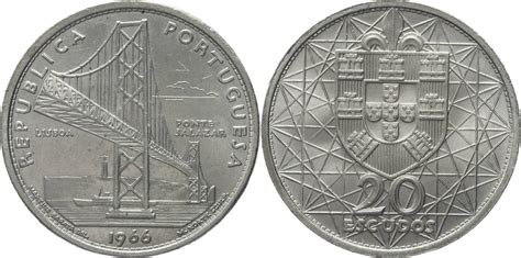 Portugal Escudos Salazar Br Cke Lissabon Ponte Lazar Lisboa