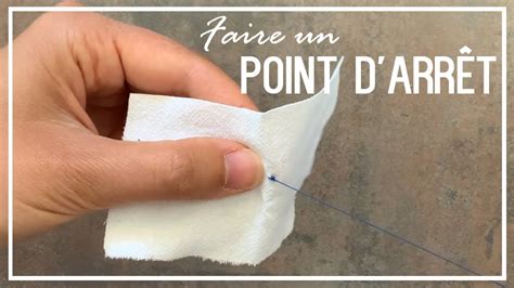 Leçon Couture n13 Coudre à la main le point d arrêt Cecile DIY