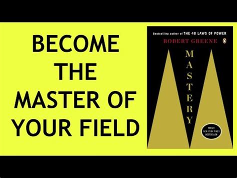 Book Summary Mastery By Robert Greene YouTube