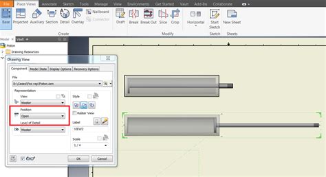 How To Show Different Positions In Inventor Drawings