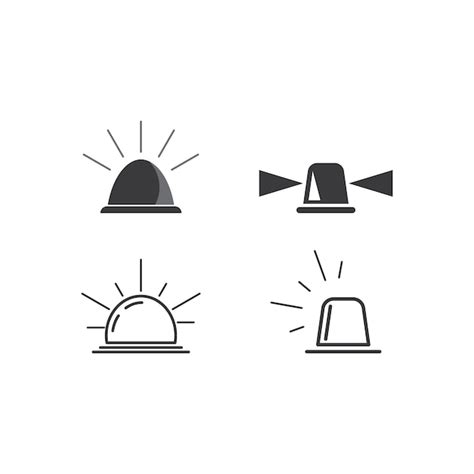 Premium Vector Siren Icon