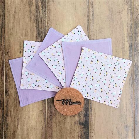6 Serviettes de table lavables et réutilisables napkin tissu zéro