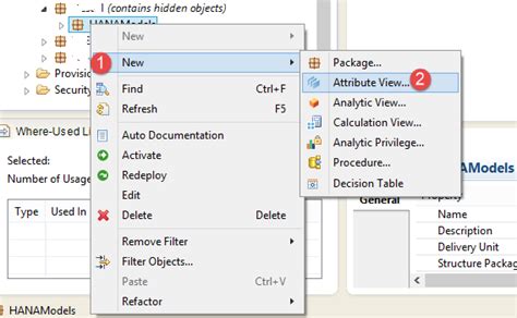 How To Create Attribute Views In Sap Hana Studio