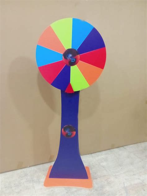 Ruleta Publicitaria MDF Portátil para Sorteos Display Publicitarios