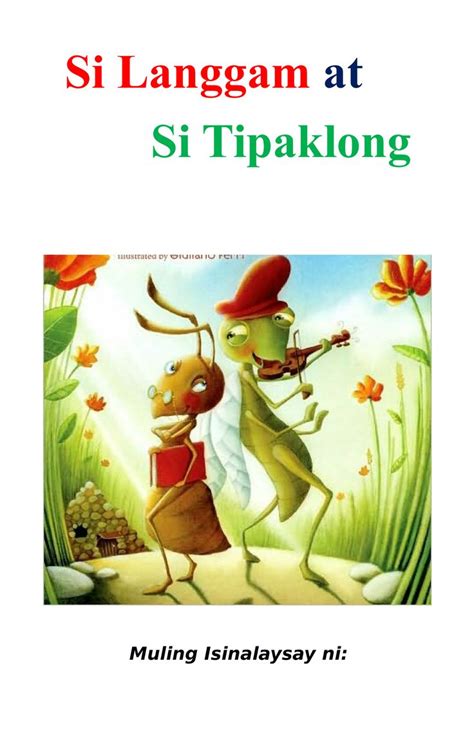 Big Book Si Langgam At Si Tipaklong Si Langgam At Si Tipaklong Muling