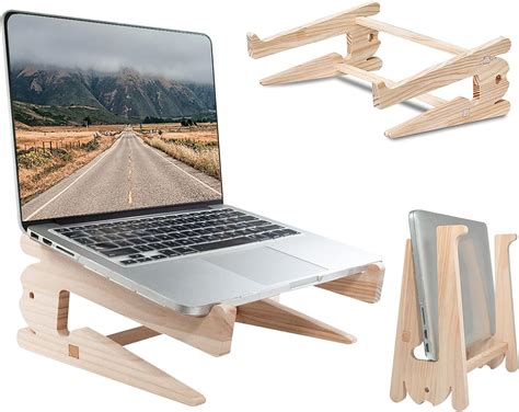Soporte Portatil Soporte Portátil Mesa Elevador Laptop Stand Ventilado