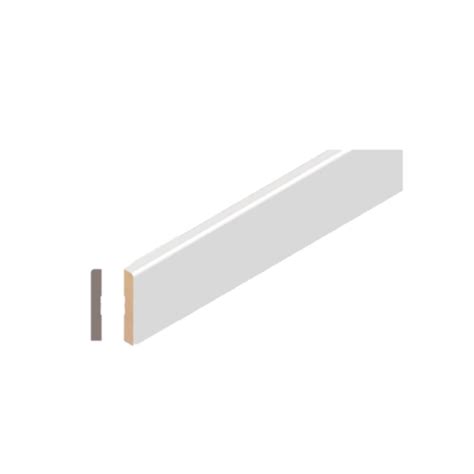 ZOCALO MDF PZ 95L PREPINTADO BLANCO 95 X 15 X 275 MM El Instalador S A
