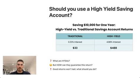 Should You Use A High Yield Saving Account YouTube